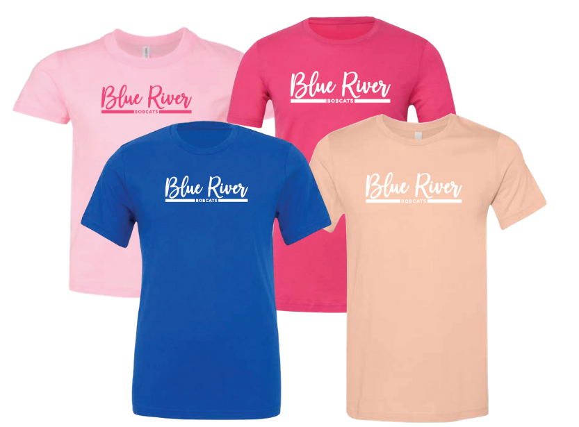 Adult Blue River Line Bobcats T-Shirt | BVHS School Store
